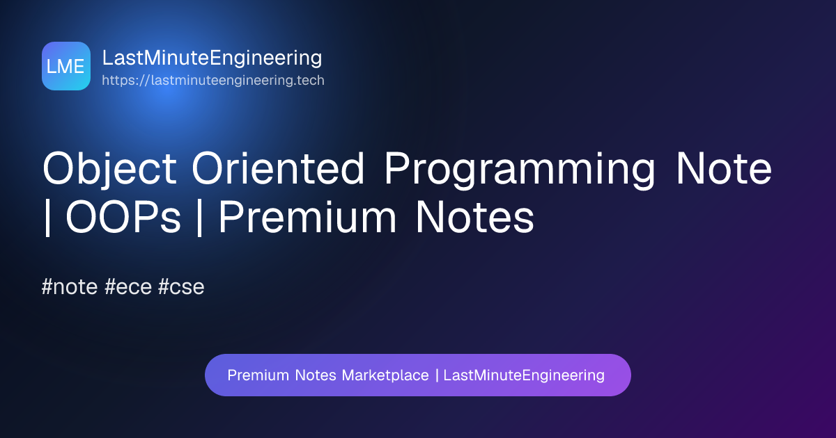 Last Minute Engineering